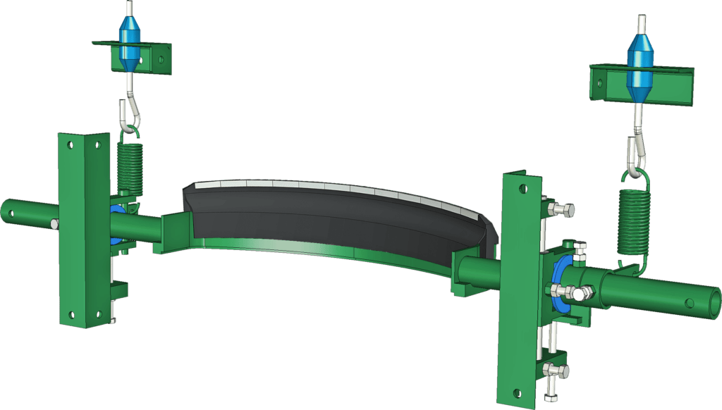 Racleur BELLE BANNE U.RT pour Bandes Transporteuses - HAMSA